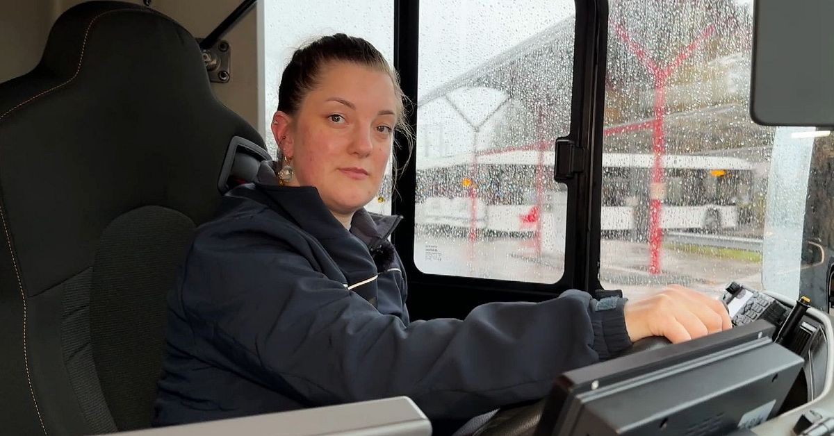 Stor brist på busschaufförer – Emma, 28, från Falun går mot strömmen ...