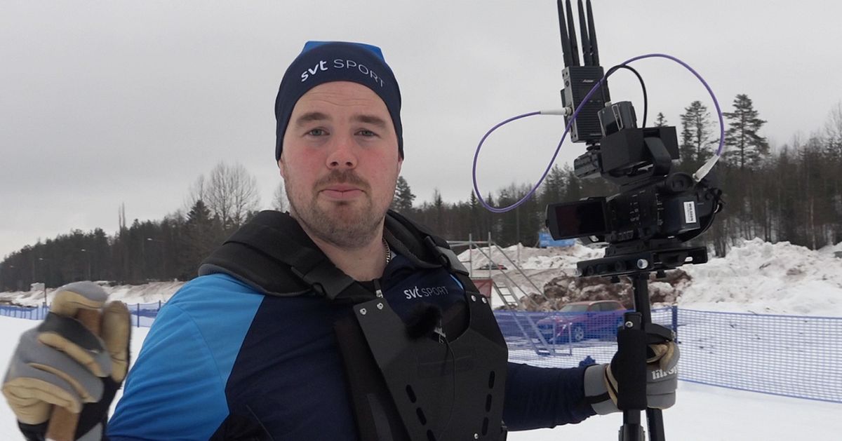 Längdskidor: SVT:s fotograf åker Vasaloppet med en (!) stav: ”Väldigt ...