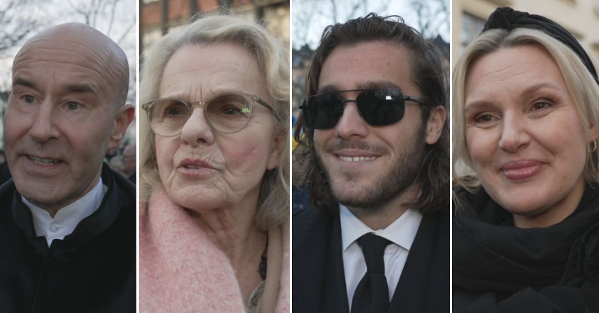 Vännernas farväl till Lasse Berghagen: ”Världens bästa kille” | SVT Nyheter