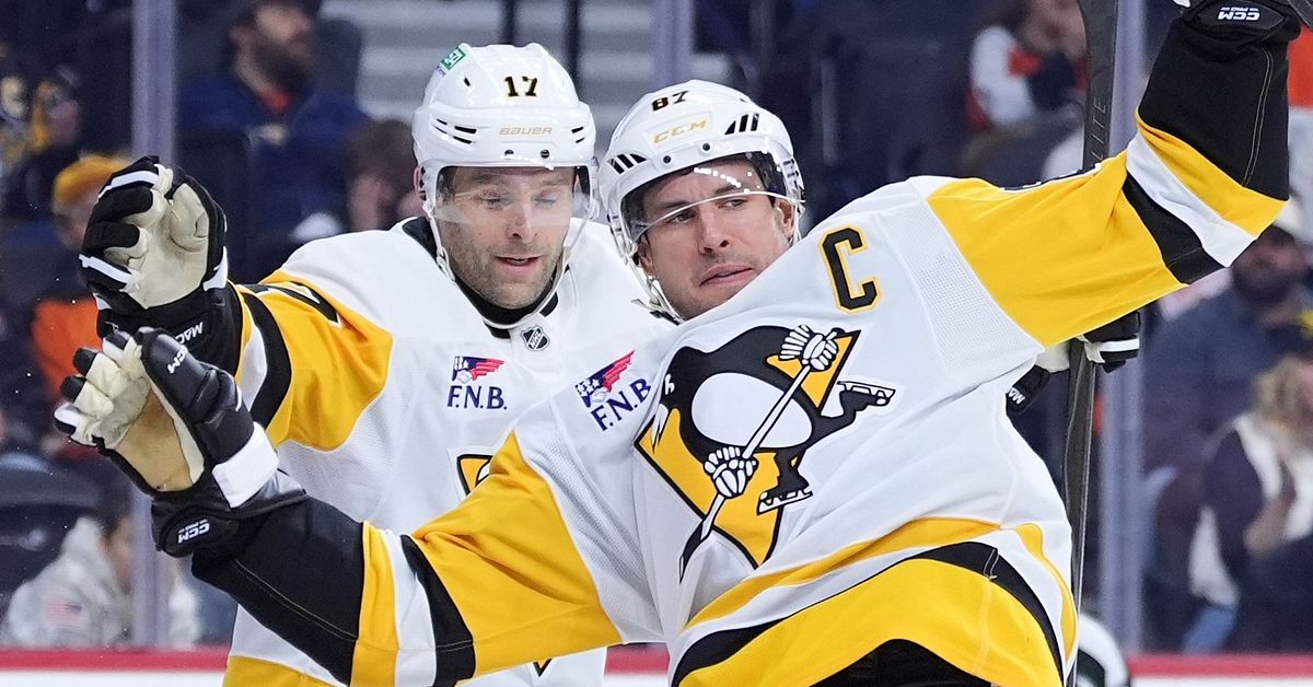 Ishockey: Två mål av Sidney Crosby i femetta mot Philadelphia: ”Motiverade” | SVT Sport
