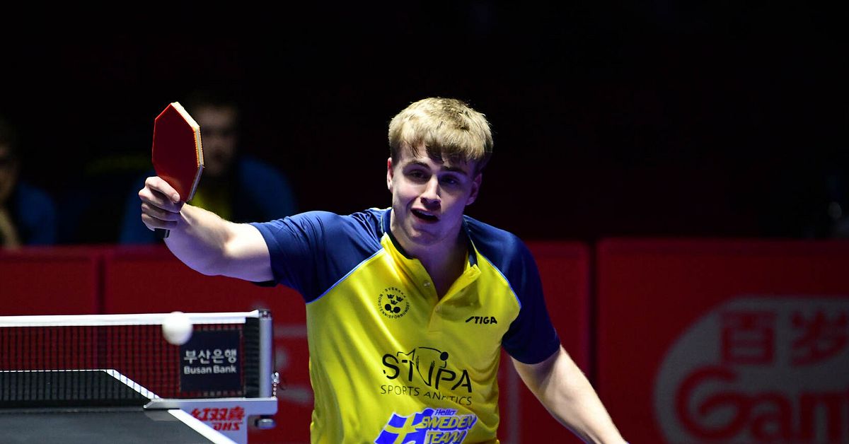 Bordtennis: Sverige vidare till åttondelsfinal i VM – gick rent mot Serbien | SVT Sport
