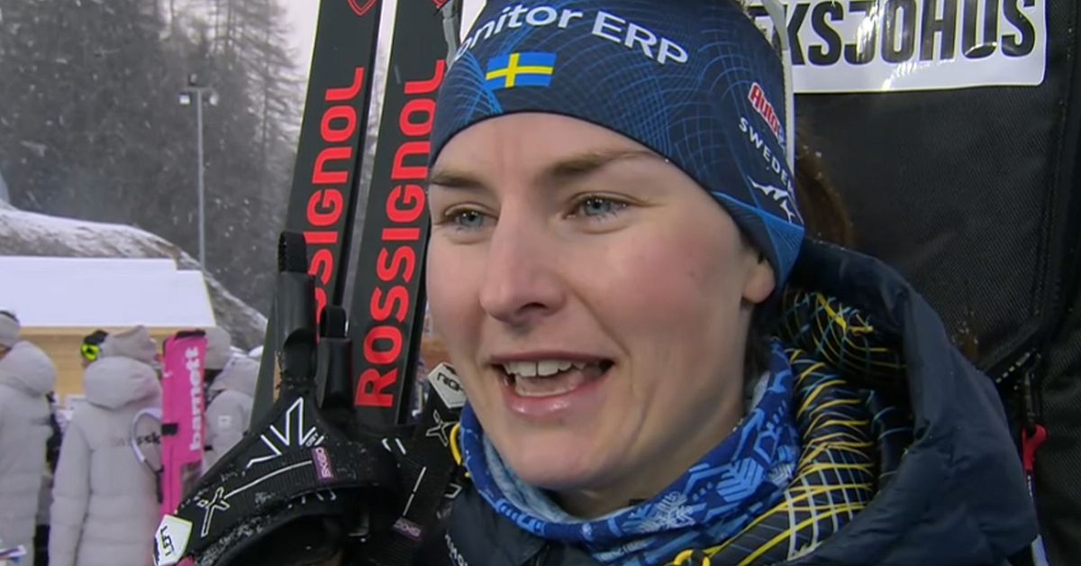 Skidskytte: Ella Halvarsson lyrisk efter VM-debuten – blev bästa svenska | SVT Sport