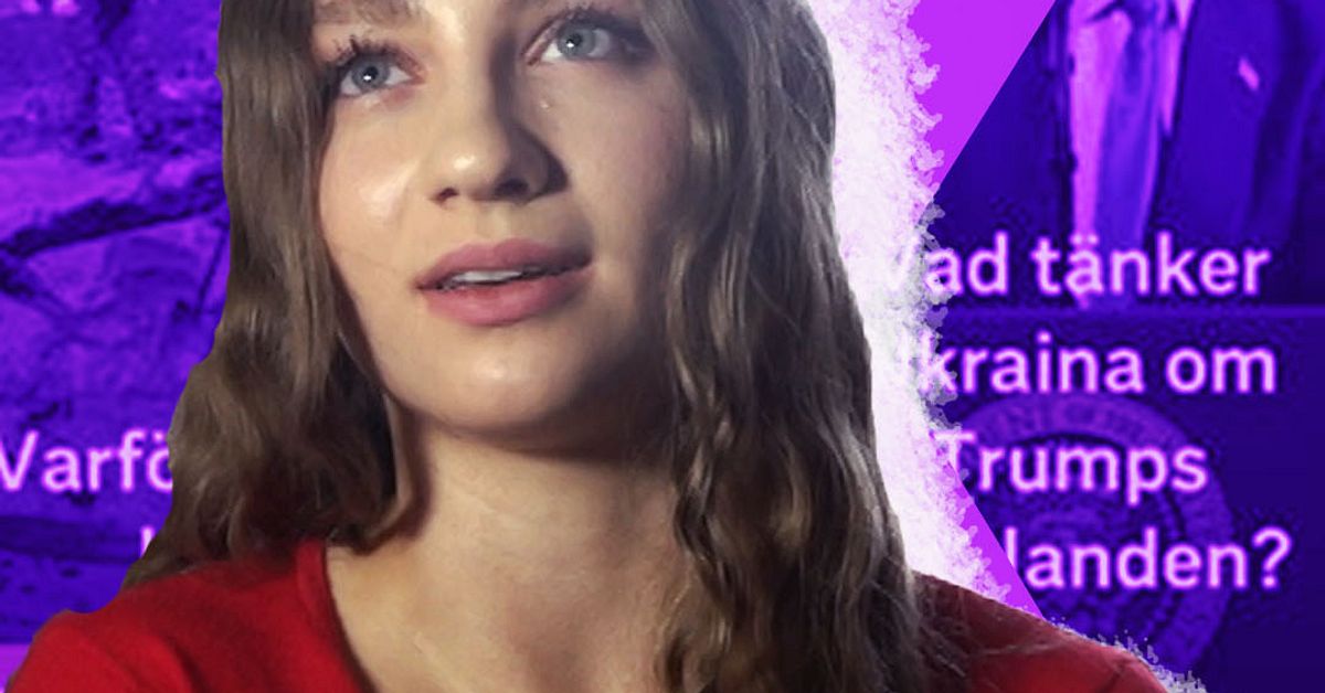 Daria, 18, flydde kriget – har slutat läsa nyheter | SVT Nyheter