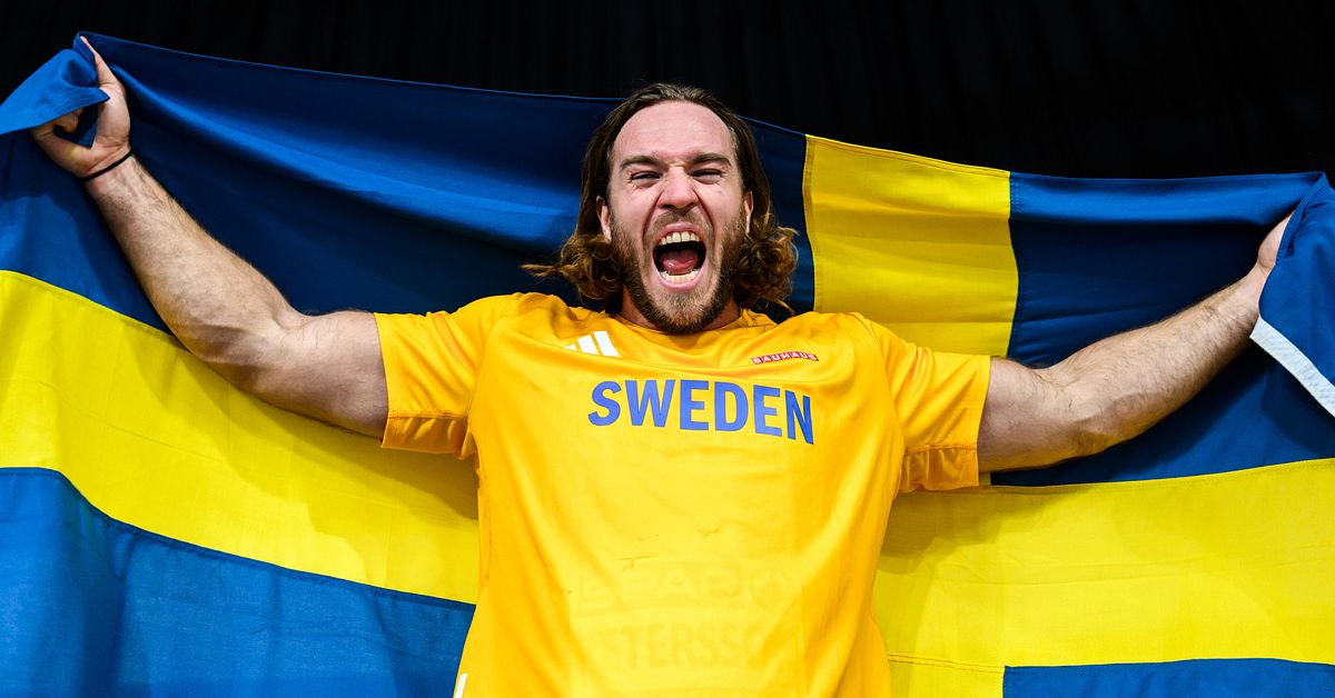Friidrott: EM-silver till Wictor Petersson i kula | SVT Sport