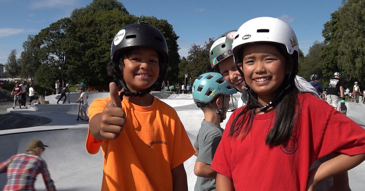 Unik skatepark invigd i Säter | SVT Nyheter