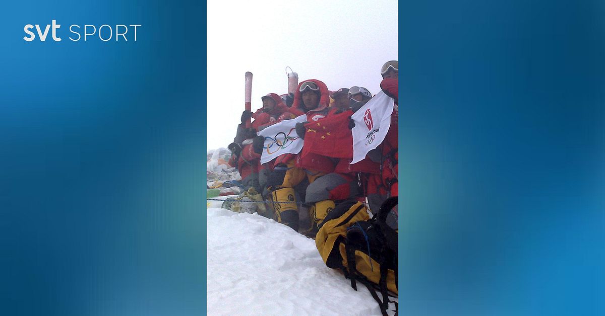 Stämmer det att facklan varit på Mount Everest? • Jacob Hård svarar på OS-frågor | SVT Nyheter