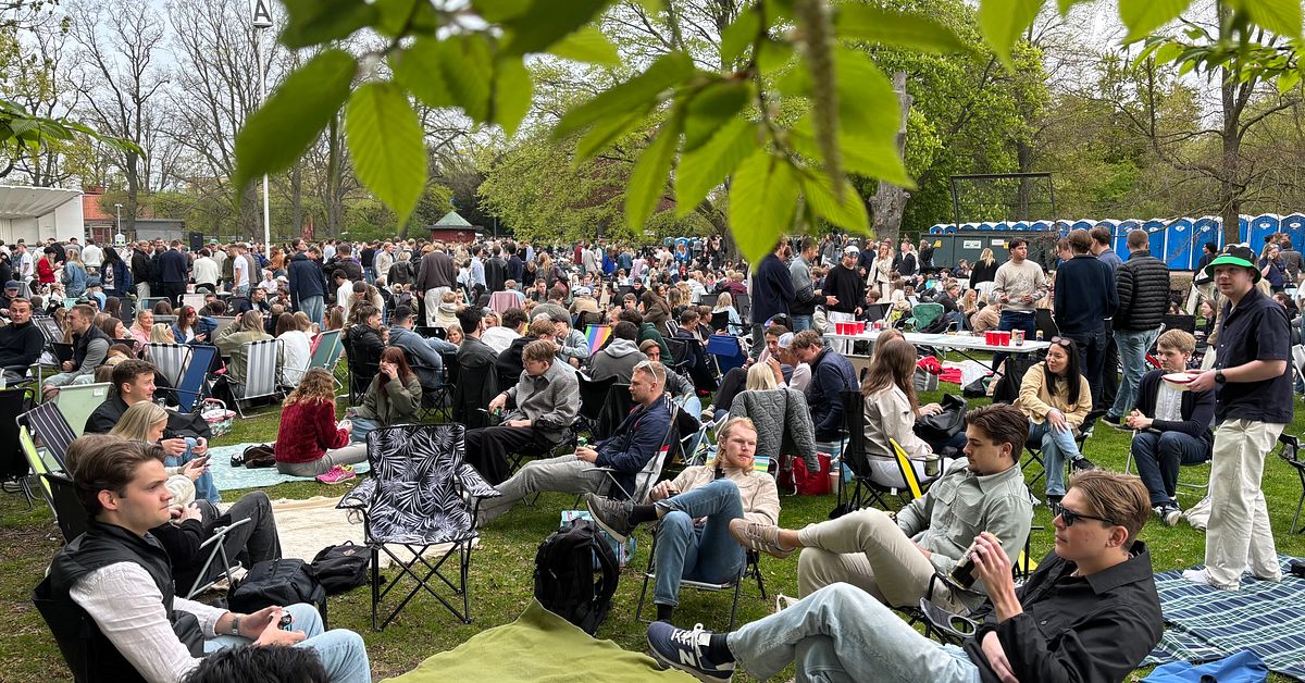 Valborg i Lunds stadspark – så var firandet | SVT Nyheter