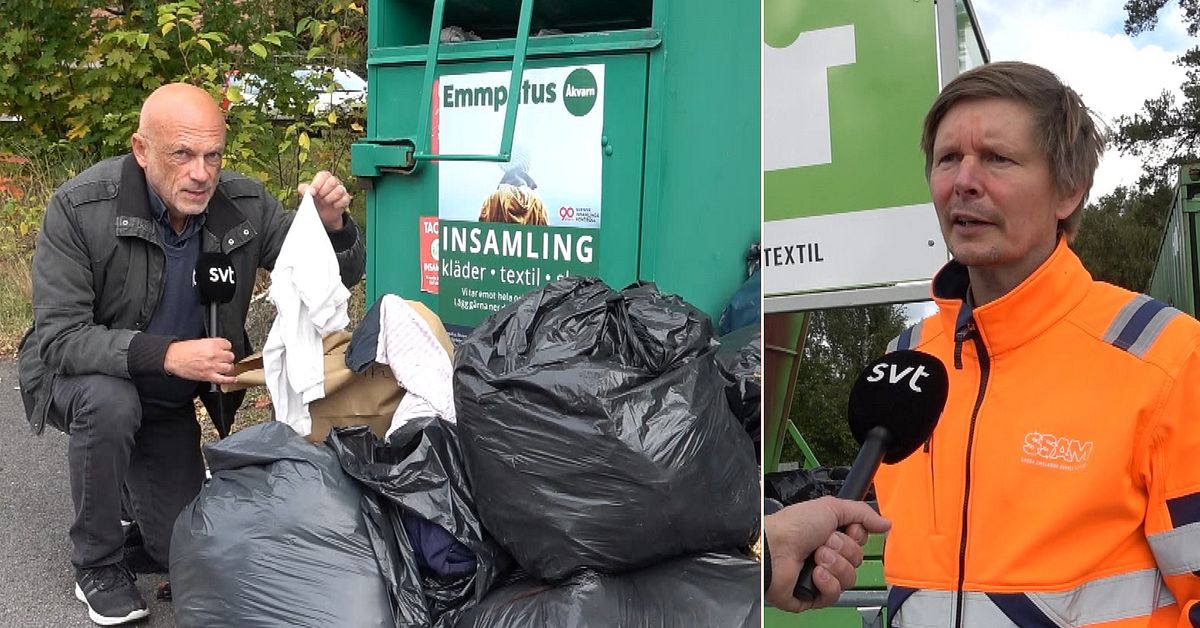 Nu får man slänga trasiga kläder i soporna – igen | SVT Nyheter