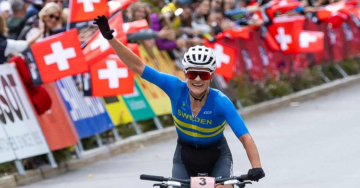 Mountainbike: Jenny Rissveds tvåa på olympiska distansen | SVT Sport