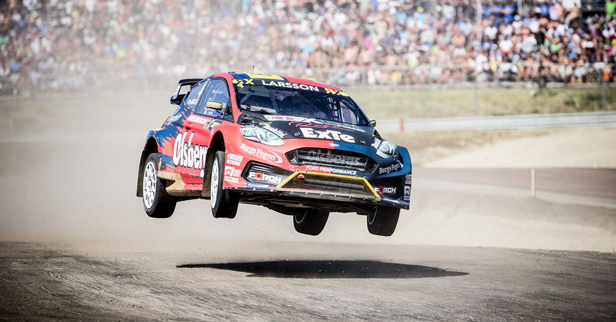 VM-premiären i rallycross avgörs i Höljes | SVT Nyheter