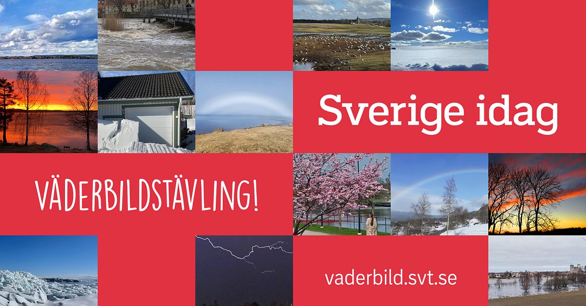 Väderbildstävling vecka 15 | SVT Nyheter
