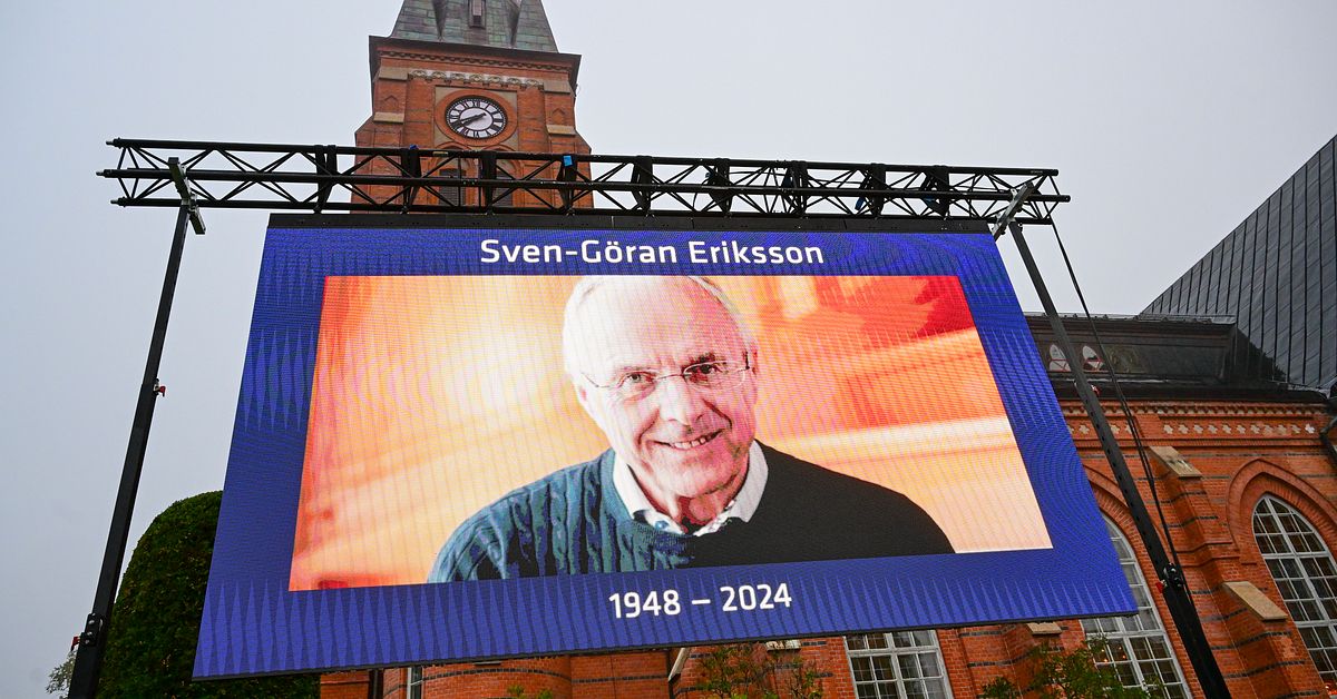 Sven-Göran ”Svennis” Eriksson ska begravas – följ SVT:s bevakning | SVT ...