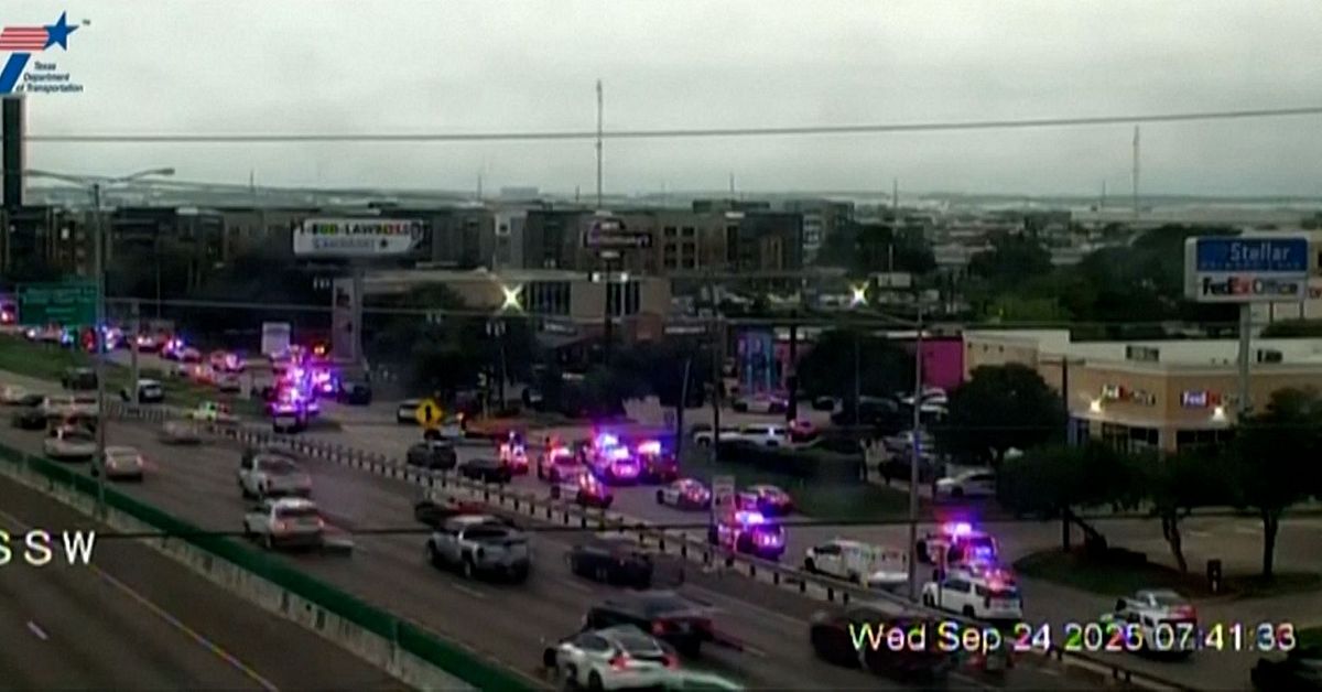 Skjutning vid ICE-lokal i Dallas | SVT Nyheter