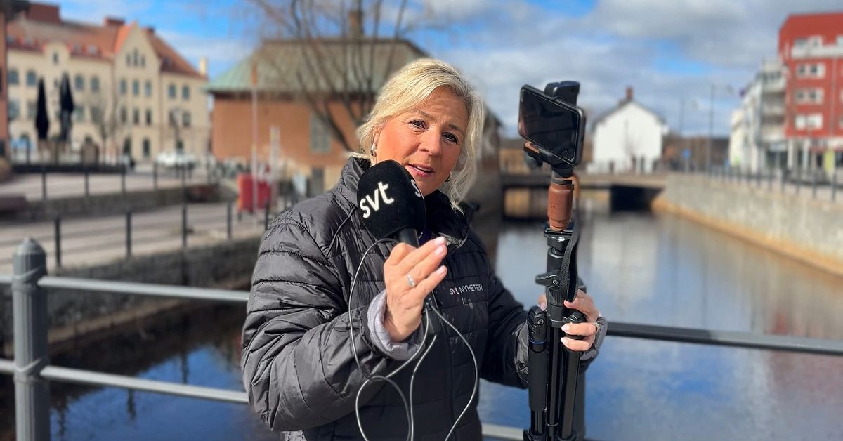 Hur är det att jobba som reporter på SVT – Gunilla visar hur tekniken ...