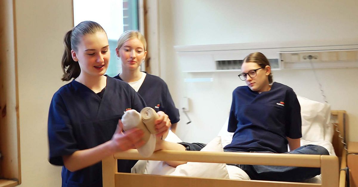 För få söker vård- och omsorgsprogrammet – eleven Ellen: ”Förutfattade ...