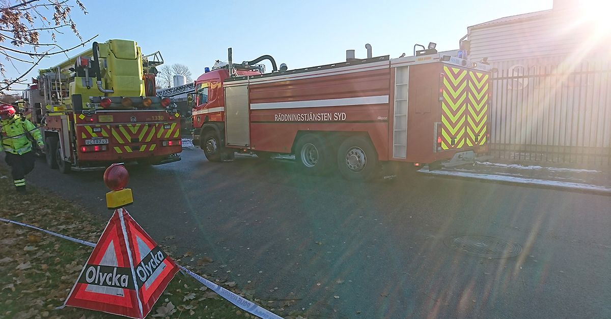 Brand i industrilokal i Malmö | SVT Nyheter