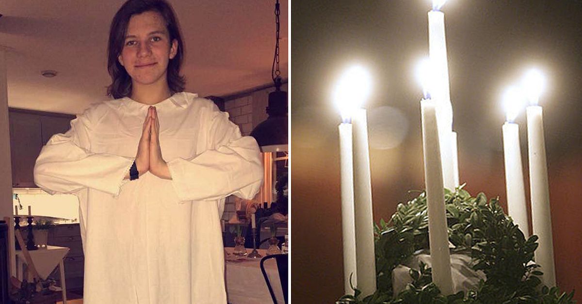 Albin, 15, valdes till lucia: ”Vill bryta en norm” | SVT Nyheter