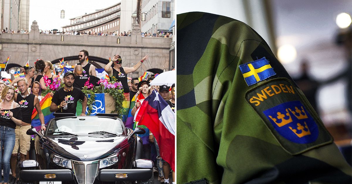 JO utreder försvaret efter Pride-tvång | SVT Nyheter JO utreder försvaret efter Pride-tvång | SVT Nyheter