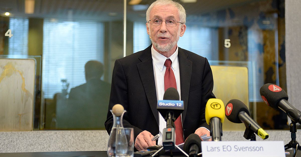 Lars E O Svensson lämnar Riksbanken | SVT Nyheter