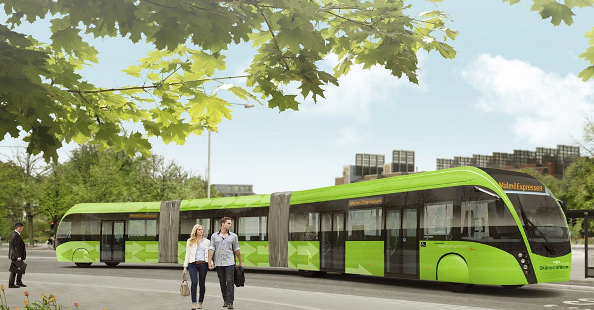 24 meter stadsbuss ska köras i Malmö | SVT Nyheter