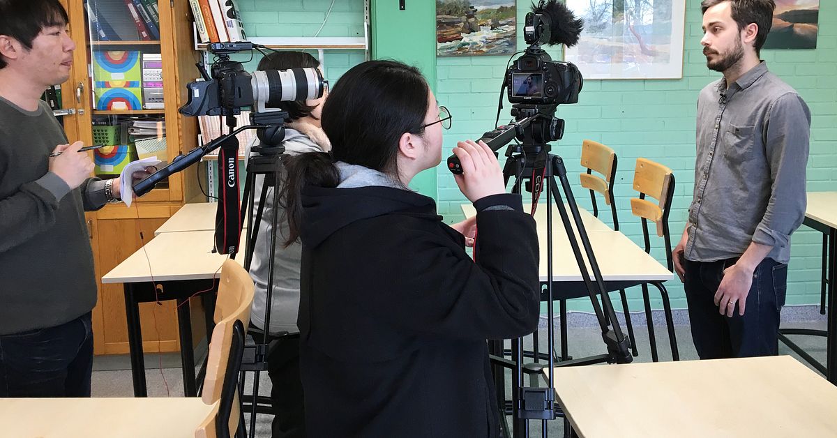 SVT:s reporter blev intervjuobjekt | SVT Nyheter