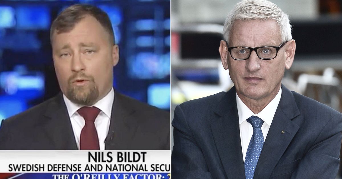 Carl Bildt vet inte om han är släkt med Nils Bildt | SVT Nyheter