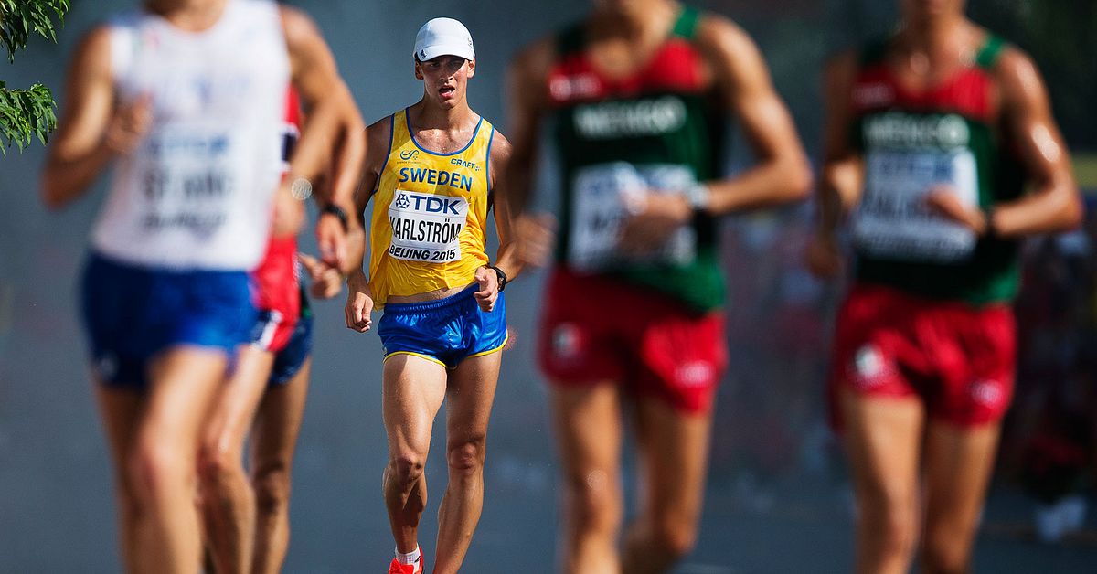 Sveriges bäste gångare i toppform på VM | SVT Nyheter