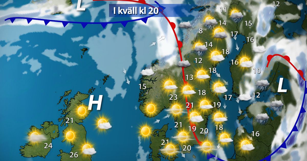 Solig helg väntar | SVT Nyheter