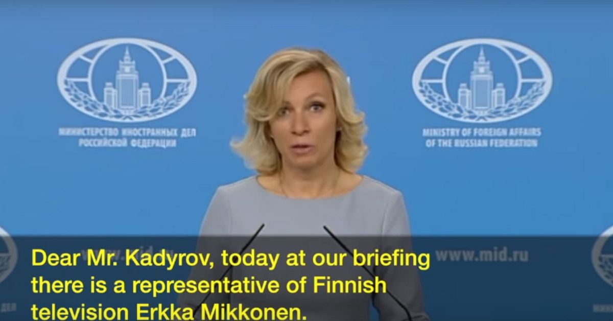 Reporterns HBTQ-fråga får ryska UD att se rött | SVT Nyheter