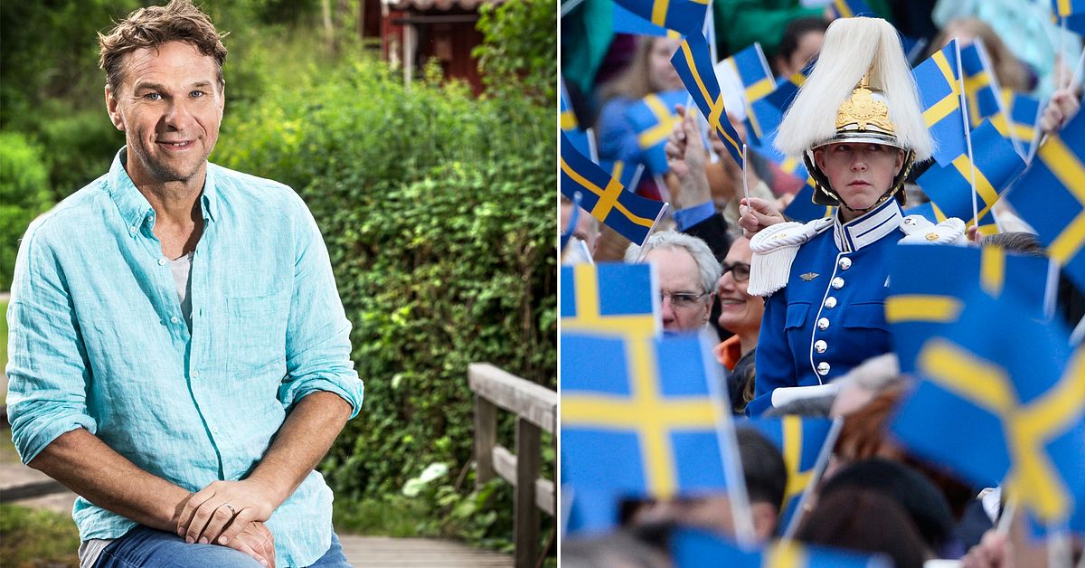Anders Lundin om att förklara nationaldagen i ”Allt för Sverige” | SVT Nyheter