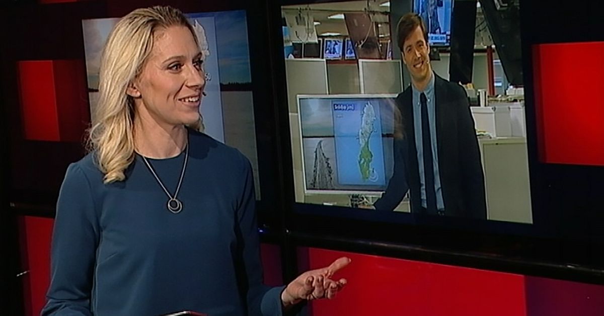 Här leker Sverige idags programledare meteorolog | SVT Nyheter