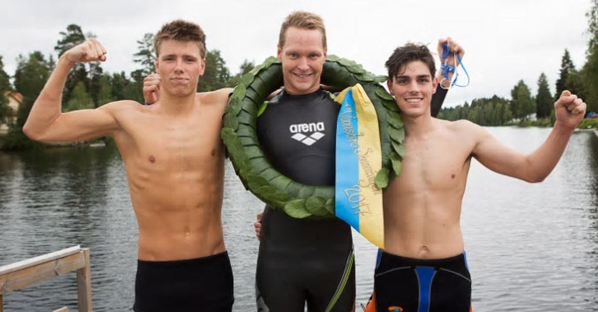 Nytt herrekord i Vansbrosimmet | SVT Nyheter