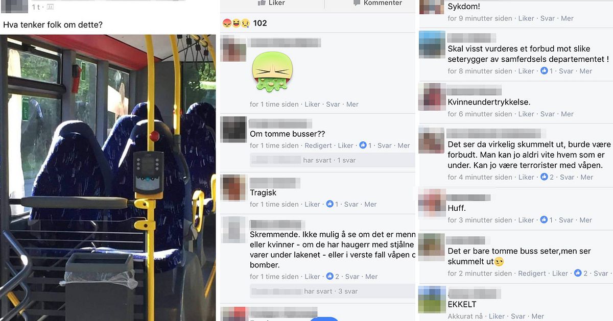 Tom buss misstogs för kvinnor i burka | SVT Nyheter