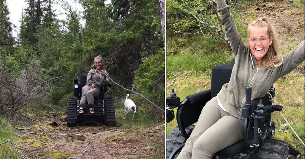 Moha, 27, fjällvandrade i Norge med ”pansarpermobil”: ”Jag vill visa att allt är möjligt” | SVT ...