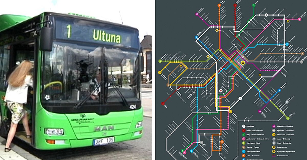 Premiär för nya stadslinjenätet | SVT Nyheter