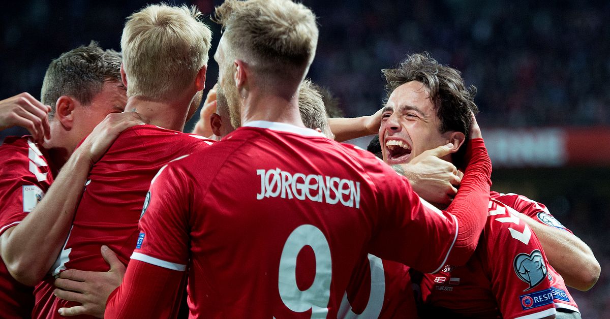 Fotboll: Danmark körde över Polen i VM-kvalet | SVT Sport