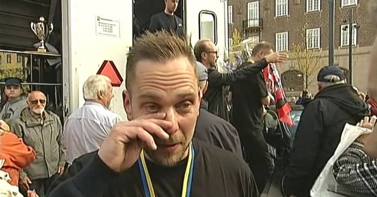 Se Smederna-legendaren Jimmy Janssons tårar efter segern | SVT Nyheter