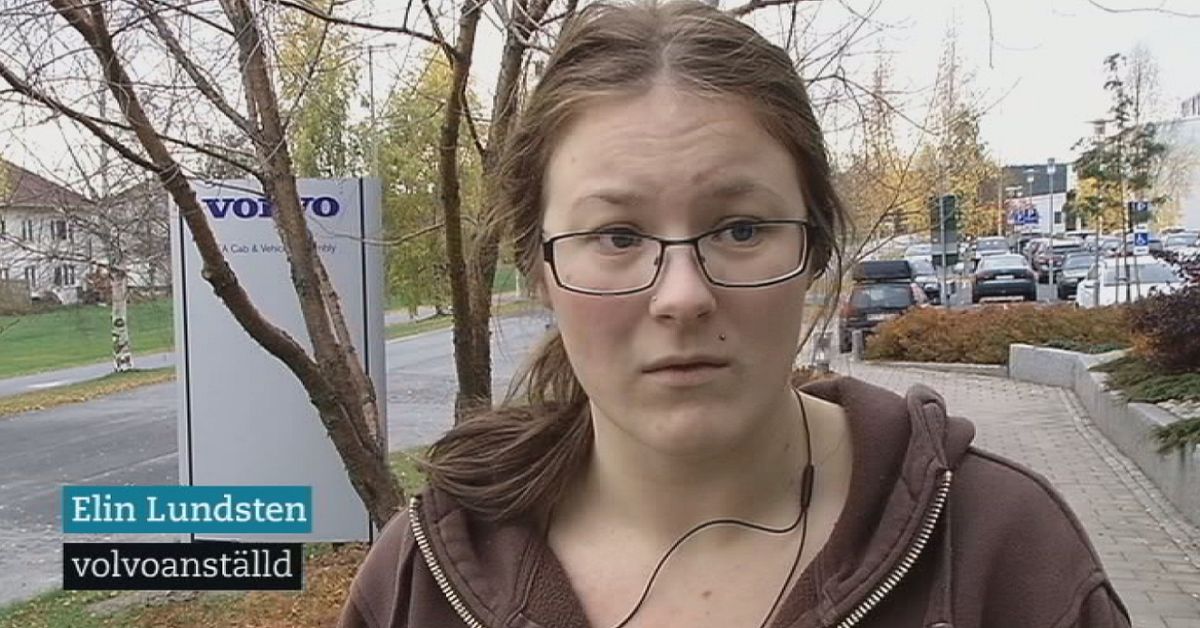 Elin, 22, kan tvingas bort från Volvo | SVT Nyheter