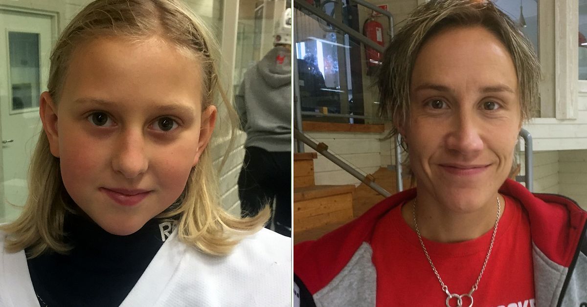 Maria Rooth tränade hockeyintresserade tjejer i Lenhovda | SVT Nyheter