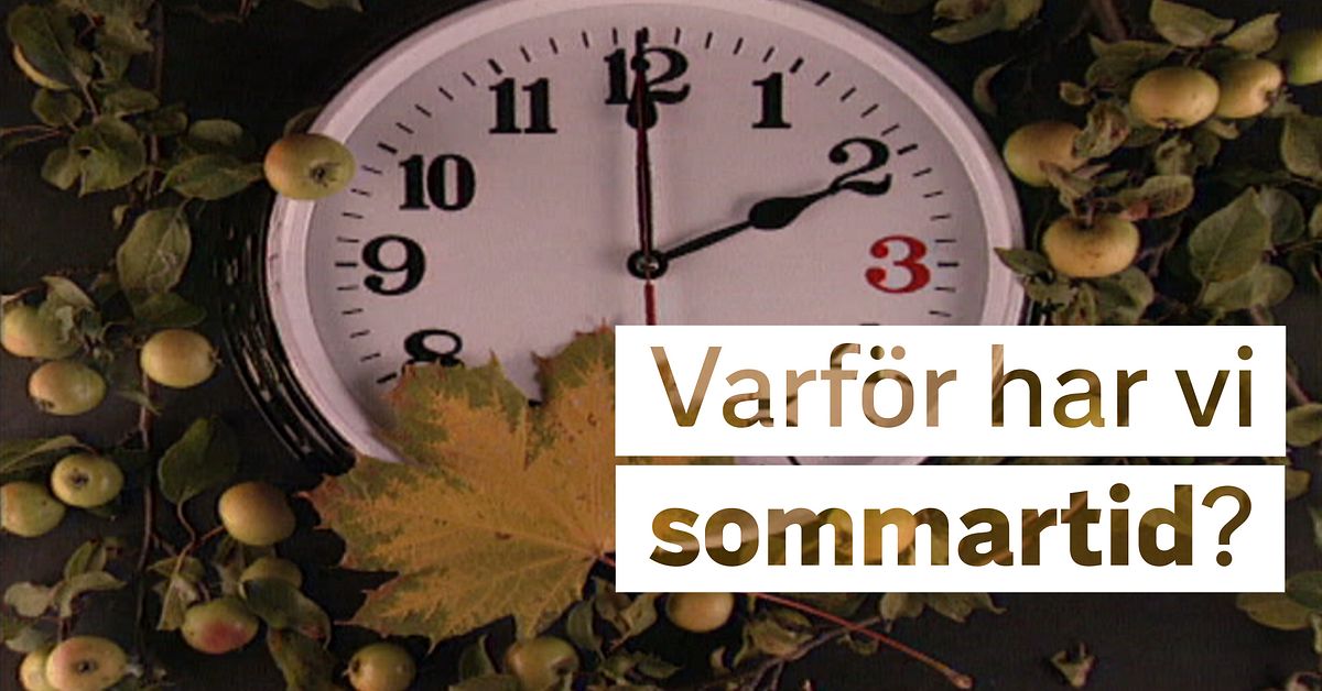 Nu är det dags att ställa om klockan igen | SVT Nyheter