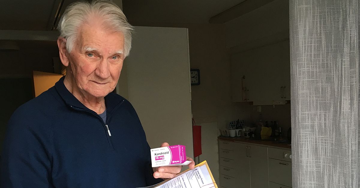 85-årige Harry blev sjuk av medicinen | SVT Nyheter