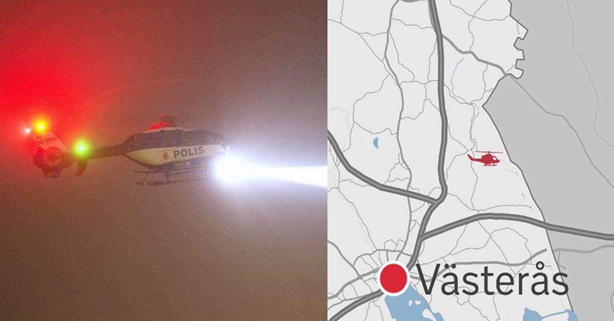 Tre Gripna Efter Stor Polisinsats Utanför Västerås Svt Nyheter