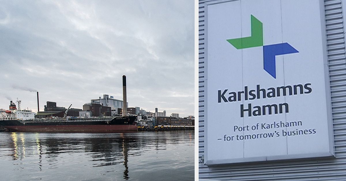 Truckförare i Karlshamns hamn saknar tillstånd | SVT Nyheter