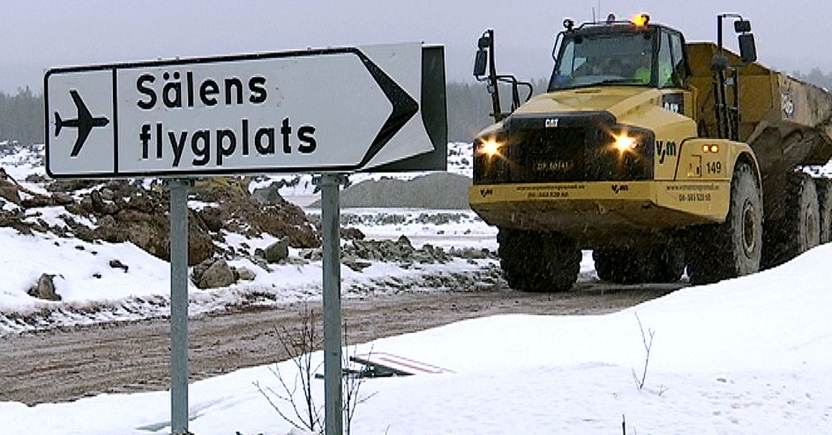 Klart för bygget av flygplatsvägen i Sälen | SVT Nyheter