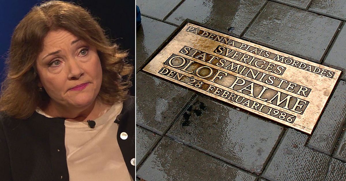 Anna Hage försökte rädda livet på Palme | SVT Nyheter