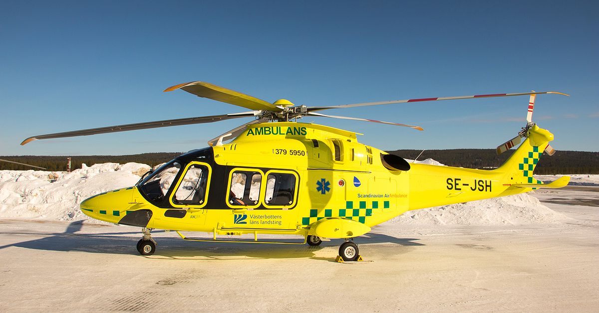 Toppmodern ambulanshelikopter till länet | SVT Nyheter