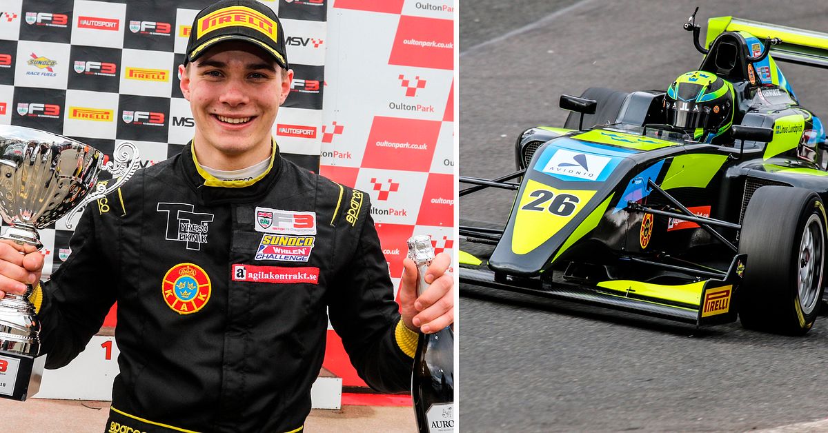 Motorsport: Lundqvist tvåa i Formel 3 | SVT Sport