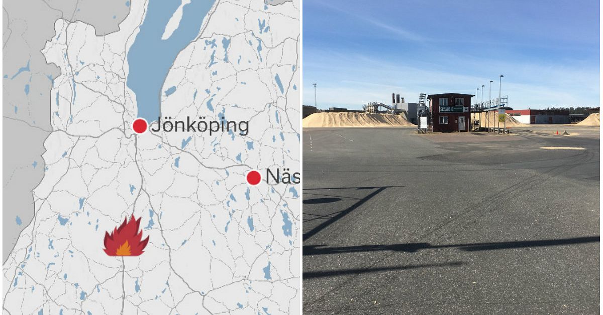 Brand i industrilokal i Vaggeryd | SVT Nyheter