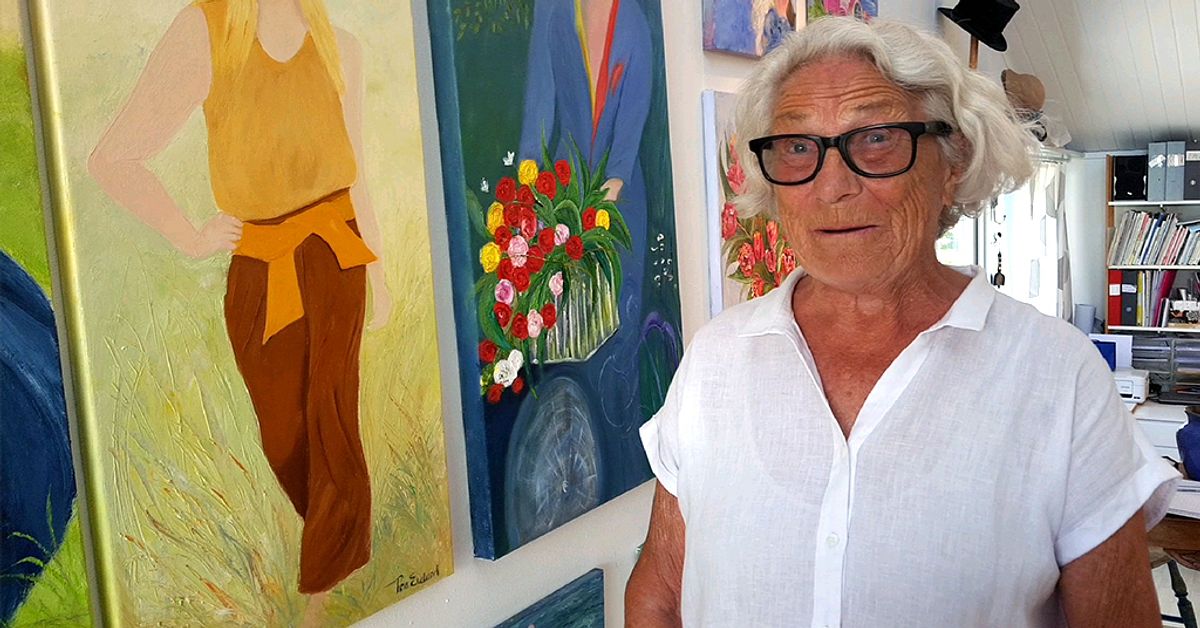 Rosa Ekelund om vad konstrundan betyder för henne | SVT Nyheter