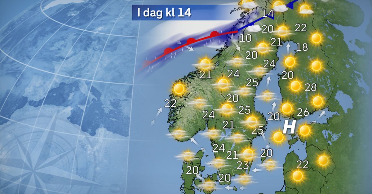 Den här artikeln uppdateras inte längre. Aktuell prognos finns på svt ...